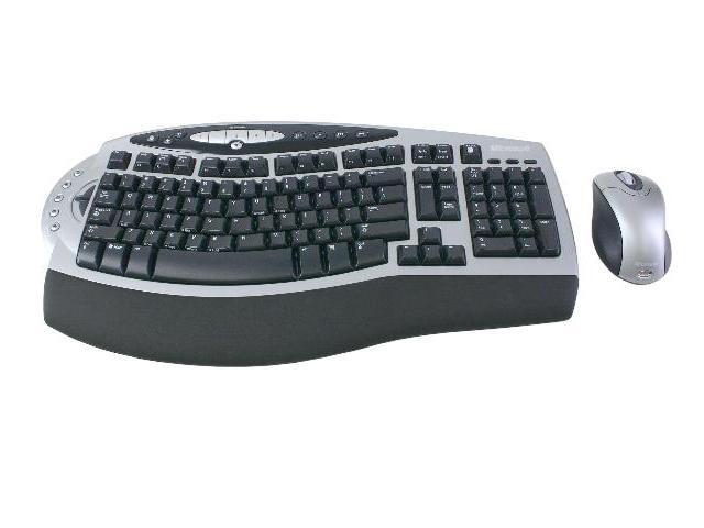 Microsoft Wireless Optical Desktop 3.0 DA9-00001 2-Tone RF Wireless ...