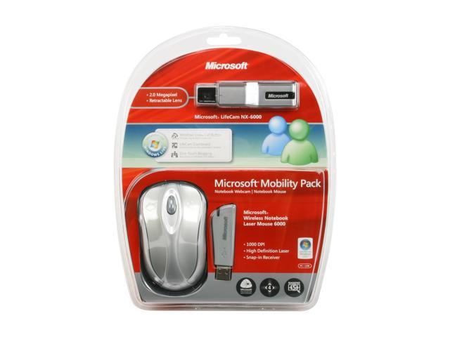 Microsoft Mobility Pack LifeCam NX-6000 & Wireless Mouse - Newegg.com
