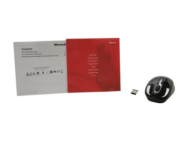 Microsoft Wireless Mobile Mouse 3500 - Black. Comfortable design, Right ...