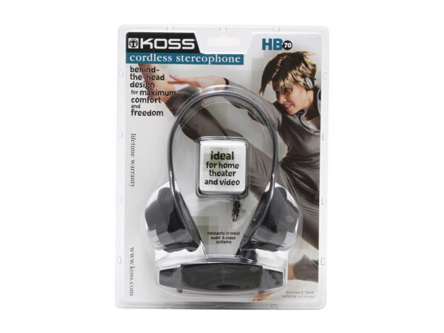 KOSS HB70 Supra-aural Streetstyle Cordless Infrared Headphone System ...