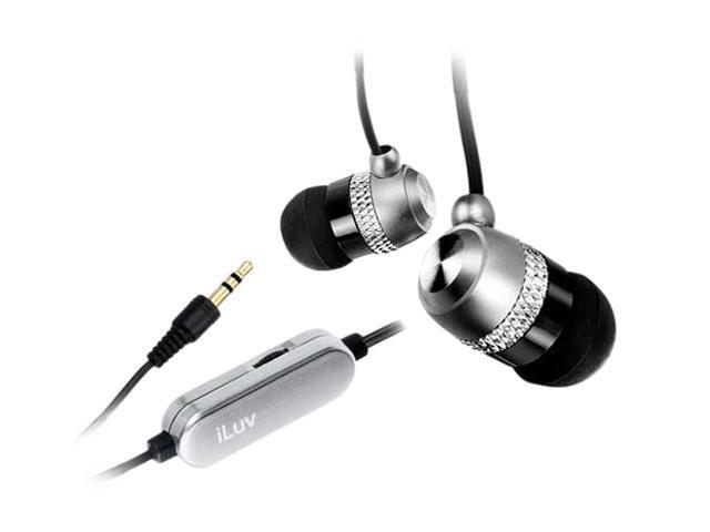 iLuv - In-ear Earphones w/ Volume control (i353) SILVER - Newegg.com