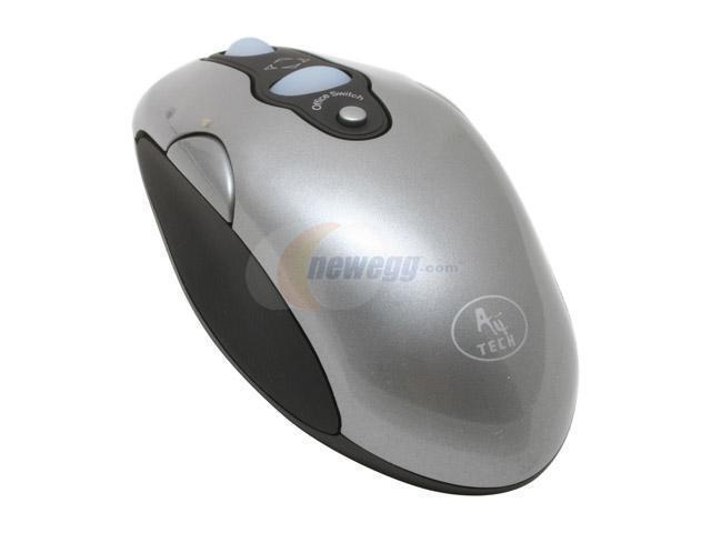A4Tech NB-95 Gray Wired Optical BatteryFree Wireless Mouse with RFID ...