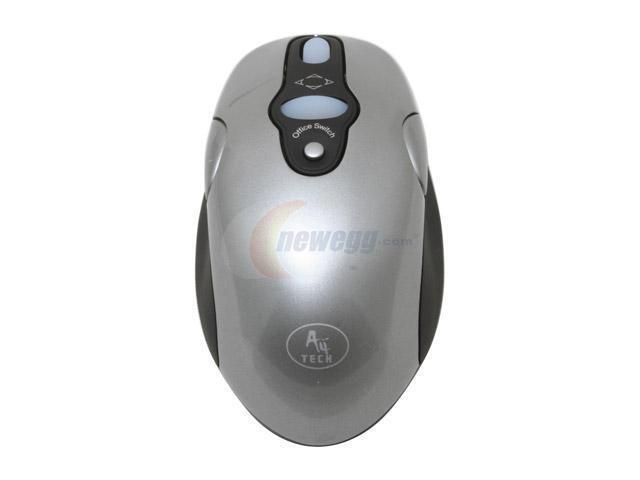 A4Tech NB-95 Gray Wired Optical BatteryFree Wireless Mouse with RFID ...