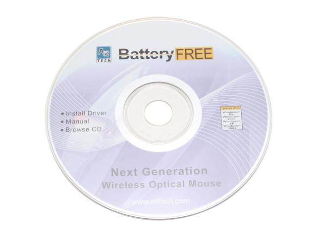 A4Tech NB-95 Gray Wired Optical BatteryFree Wireless Mouse with RFID ...