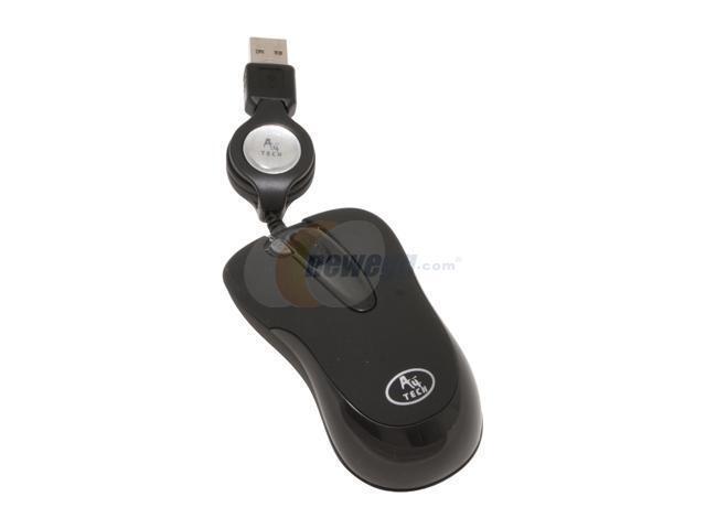 A4Tech MOP-60D-2 Black Wired Optical Retractable Mouse - Newegg.com