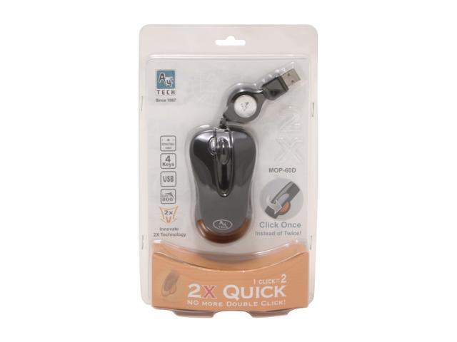 A4Tech MOP-60D-2 Black Wired Optical Retractable Mouse - Newegg.com