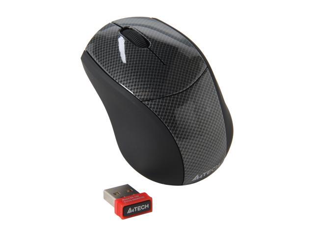 A4Tech G7-100-D Carbon RF Wireless Optical PPO Zero Delay Mouse ...