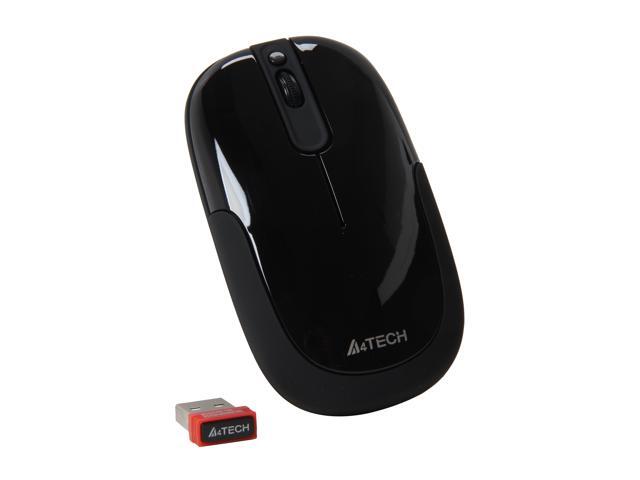 A4Tech G9-110H-1 Black RF Wireless Optical PPO Zero Delay Mouse ...
