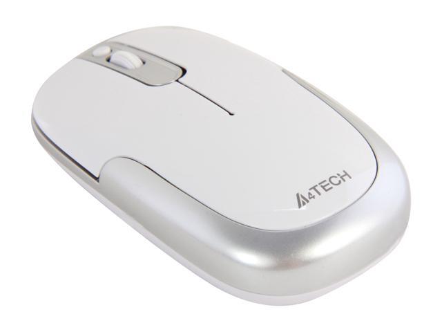 A4Tech G9-110H-2 White RF Wireless Optical PPO Zero Delay Mouse ...