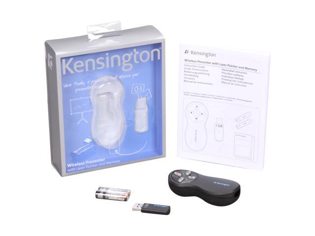 Kensington K72336US Wireless Presentation Remote with Laser Pointer and ...