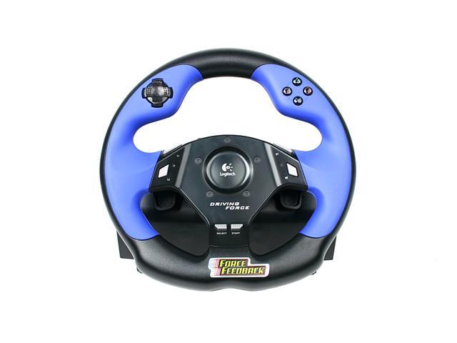 Logitech Driving Force: Force Feedback Steering Wheel - Newegg.com
