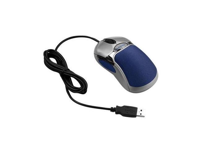 Open Box: Fellowes 98905 Silver/Blue Wired Optical HD Precision Mouse ...