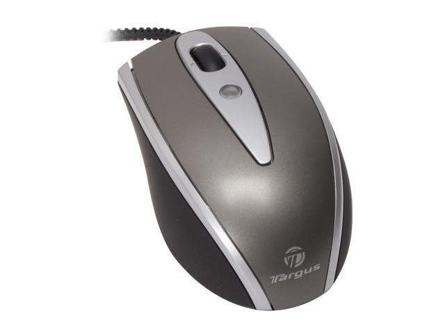 Targus AMU40US Silver Optical Retractable Stow-N-Go Laptop Mouse ...
