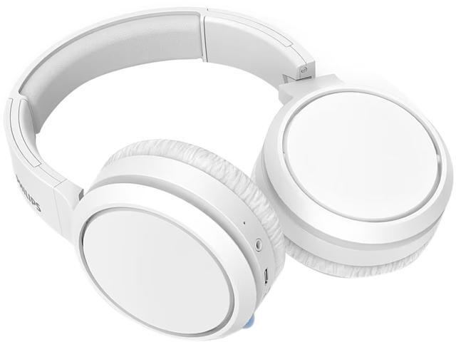 Philips TAH5205 Compact fold, bass boost, 40mm drivers, 29 hrs (White ...