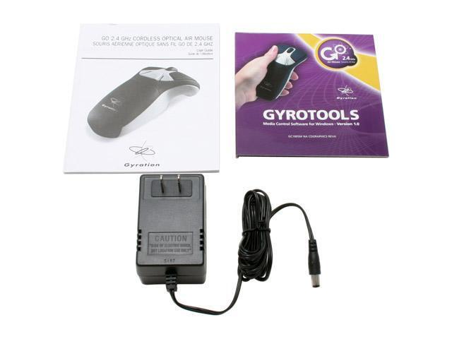 Gyration GC1005M 2-Tone 6 Buttons 1 x Wheel USB RF Wireless Optical GO ...