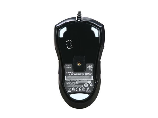 RAZER Lachesis Black 9 Buttons 1 x Wheel USB Wired Laser 5600 dpi Mouse ...