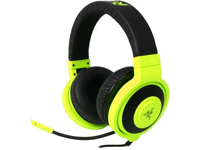 Open Box: Razer Kraken Pro Over Ear PC Gaming and Music Headset - Neon ...