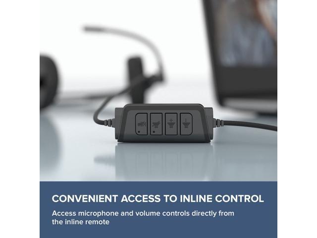 Creative HS-220 USB On-Ear Headset with Noise-Cancelling Mic and Inline ...