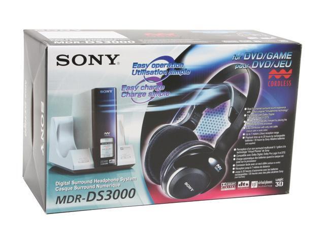 SONY MDR-DS3000 Circumaural Infrared Wireless Dolby Digital Headphones ...