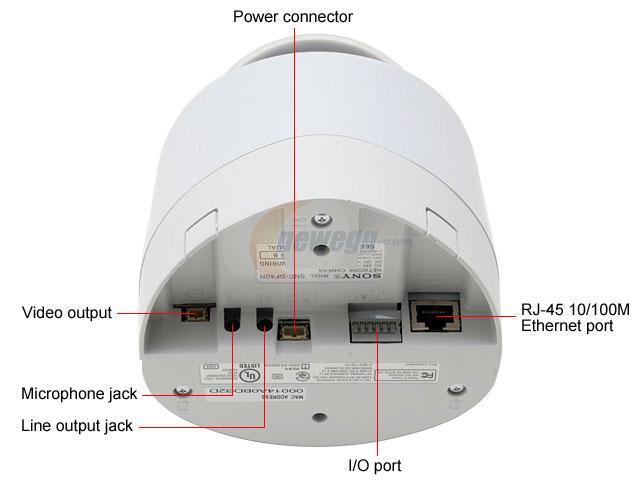 SONY SNC-DF40N Network Indoor Minidome Video - Newegg.com