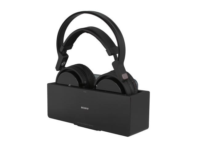SONY MDR-RF4000K Circumaural 2.4GHz Digital RF Wireless Headphones ...