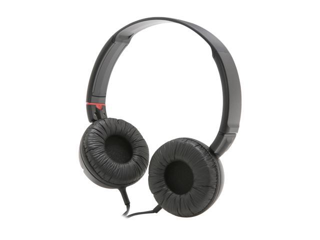 SONY Black MDR-ZX100/BLK Supra-aural Stereo Headphone - Newegg.com