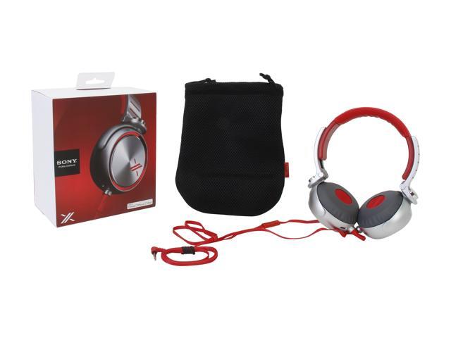 SONY Red/Silver MDR-X05/RS Headphones, Red/Silver - Newegg.com