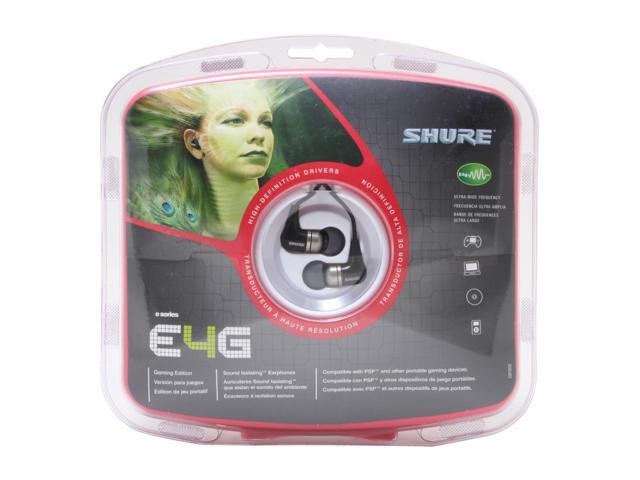 SHURE E4G Canal Sound Isolating Earphones - Newegg.com