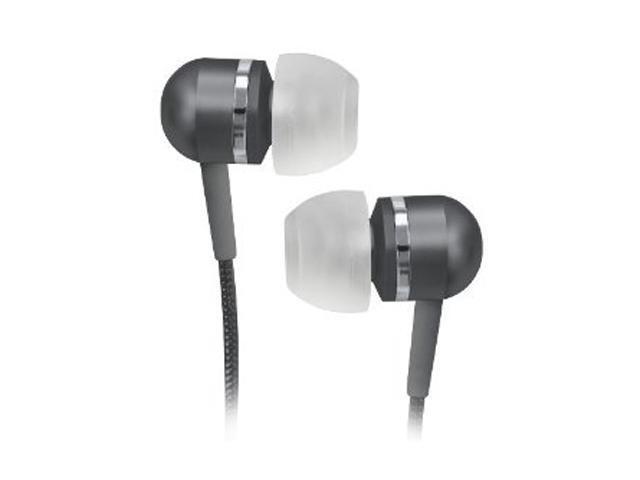 COBY CVEM79BLK Canal High-Performance Isolation Stereo Earphone, Black ...