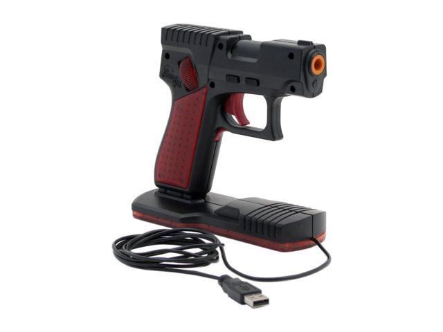 MonsterGecko PistolMouse FPS Black/Red Optical Gaming mouse - Newegg.com