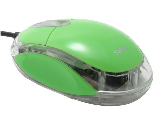 Saitek PM09AGN Green Wired Optical notebook Mouse - Newegg.com