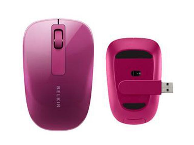 BELKIN F5L030TTFDP Pink RF Wireless Optical Mouse - Newegg.com