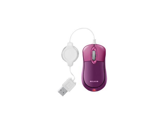 Belkin F5L016-USB-DSN Mini Travel Retractable Mouse - Newegg.com