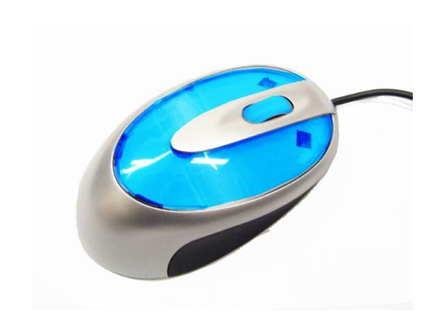 Sunbeam BlueFlame Ergonomic Illuminated MS-2021-SV Silver Optical Mouse ...