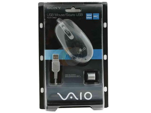 SONY VAIO Optical Mobile Mouse (Black) PCGA-UMS3/B - Newegg.com