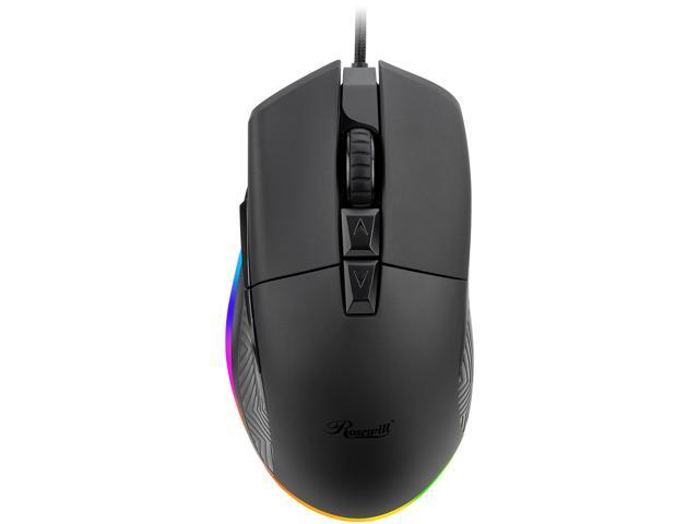 Open Box: Rosewill NEON M56 12400 dpi RGB Gaming Mouse - Black - Newegg.com