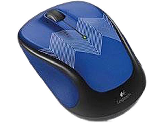 Logitech M325C Wireless Mouse - Blue Zigzag - Newegg.com