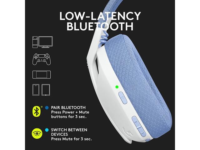 Open Box: Logitech G435 LIGHTSPEED and Bluetooth Wireless Gaming ...