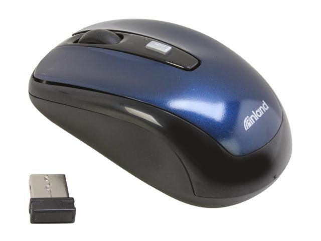 inland 07443 Blue RF Wireless Optical Mouse - Newegg.com