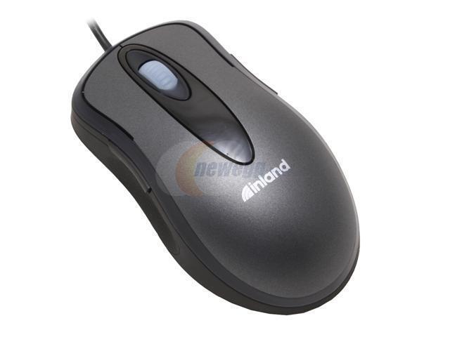 inland 07231 Gray Wired Optical Mouse - Newegg.com