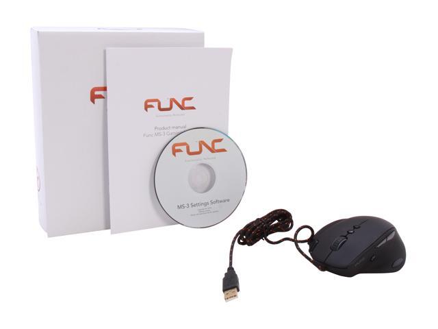 FUNC FUNC-MS-3-1ST Black Wired Gaming Mouse - Newegg.com