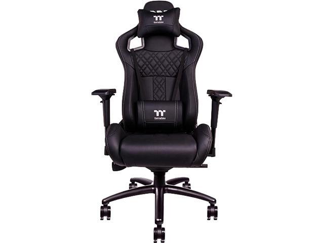 Tt eSPORTS Premium X Fit Real Leather Gaming Chair - Black - Newegg.com