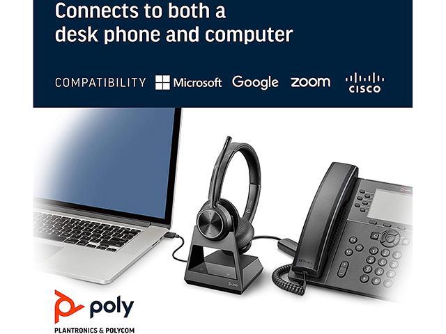 Poly Savi 7320 Ultra-Secure Wireless DECT Headset System - Newegg.ca