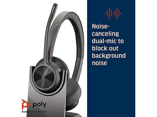 Poly - Voyager 4320 UC Wireless Headset + Charge Stand (Plantronics ...