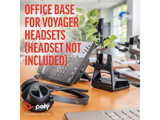 Poly - Voyager Office Base (Plantronics) - Compatible with Voyager ...