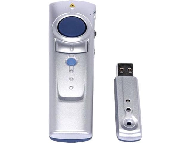 HIRO H50064 Silver Laser WiFi Presenter with Laser pointer and wireless ...