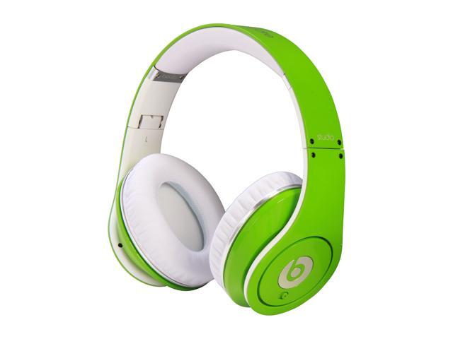 Beats by Dr. Dre Green Studio On Ear Powered Isolation Headphone (Green ...