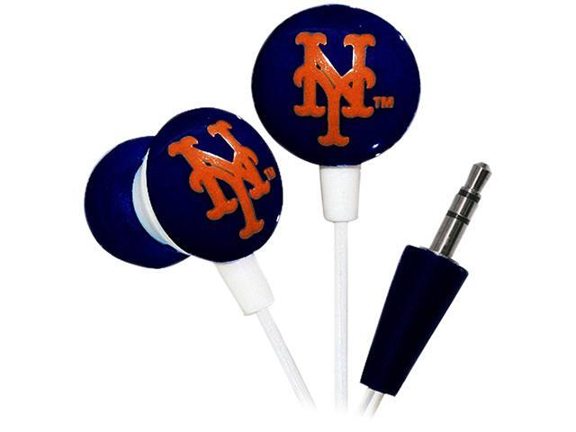 IHIP Blue/Orange MLF10169NYM MLB New York Mets Printed Ear Buds, Blue ...