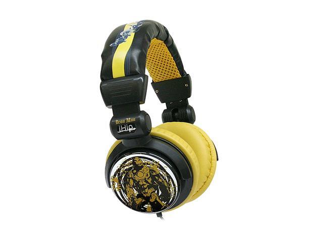 IHIP Marvel Iron Man Black/Yellow MVF10264IM Circumaural DJ Style ...