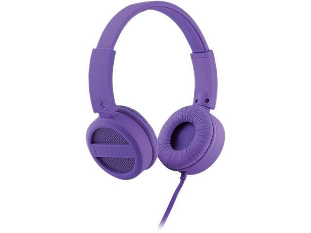 iHome Purple IB34U Rubberized Headphones - Newegg.com
